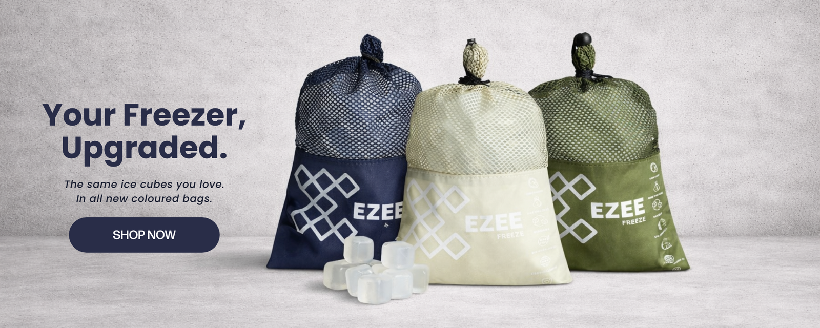 Ezee Freeze USA | World's First Reusable Bag of Ice